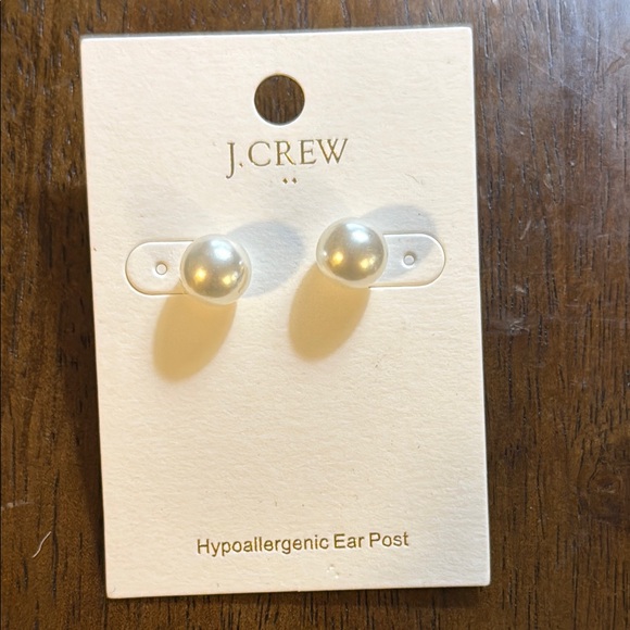 J. Crew | Jewelry | Nwt Jcrew Pearl Earrings | Poshmark